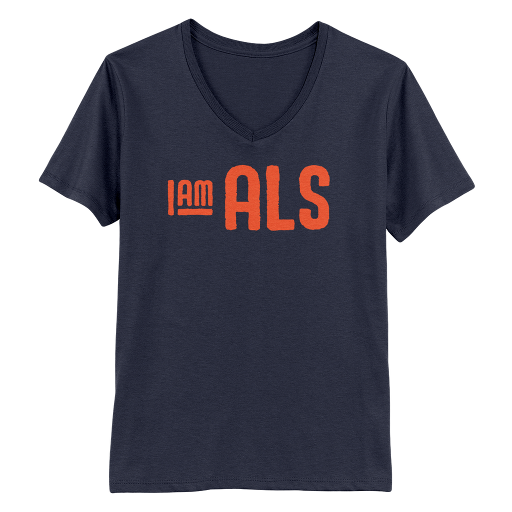 I AM ALS V-NECK T-SHIRT – I Am ALS